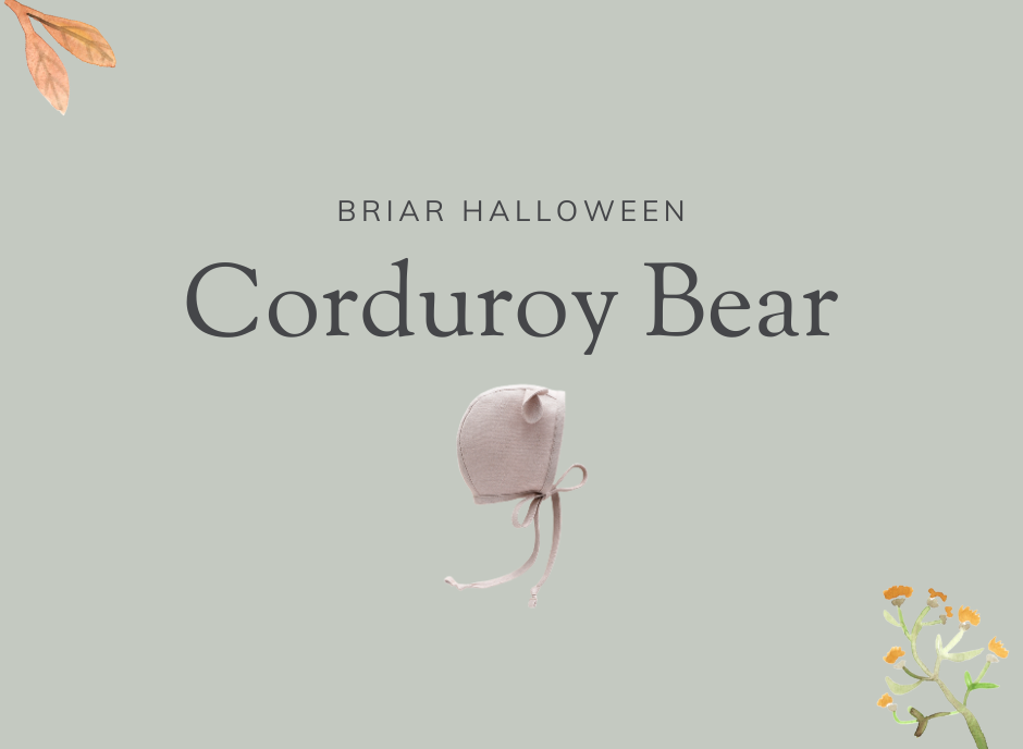 Briar Halloween: Corduroy Bear – Briar Baby®