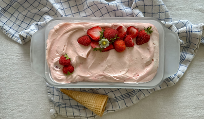 Simple Homemade Strawberry Ice Cream – Briar Baby®
